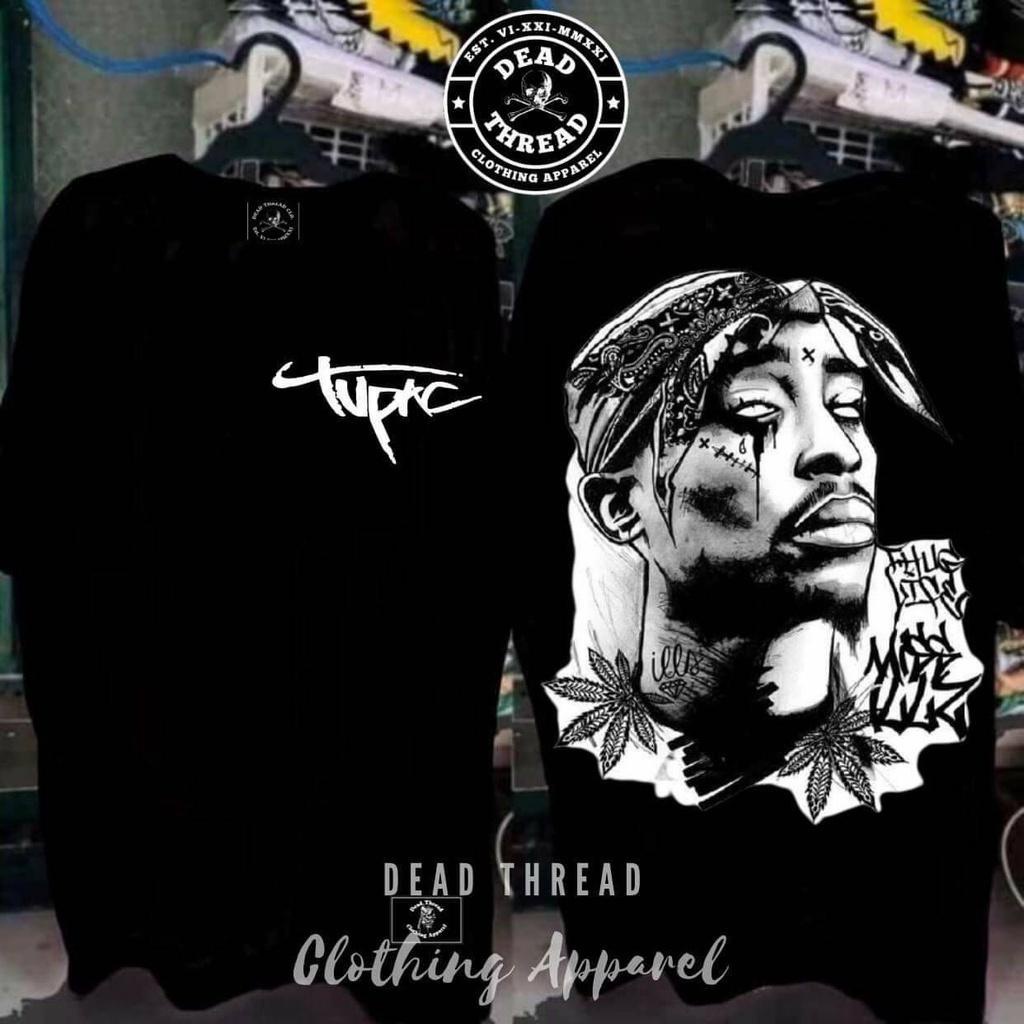 2pac t shirt Tupac Shakur Customized Cotton Clothing Of Oversize-d ...