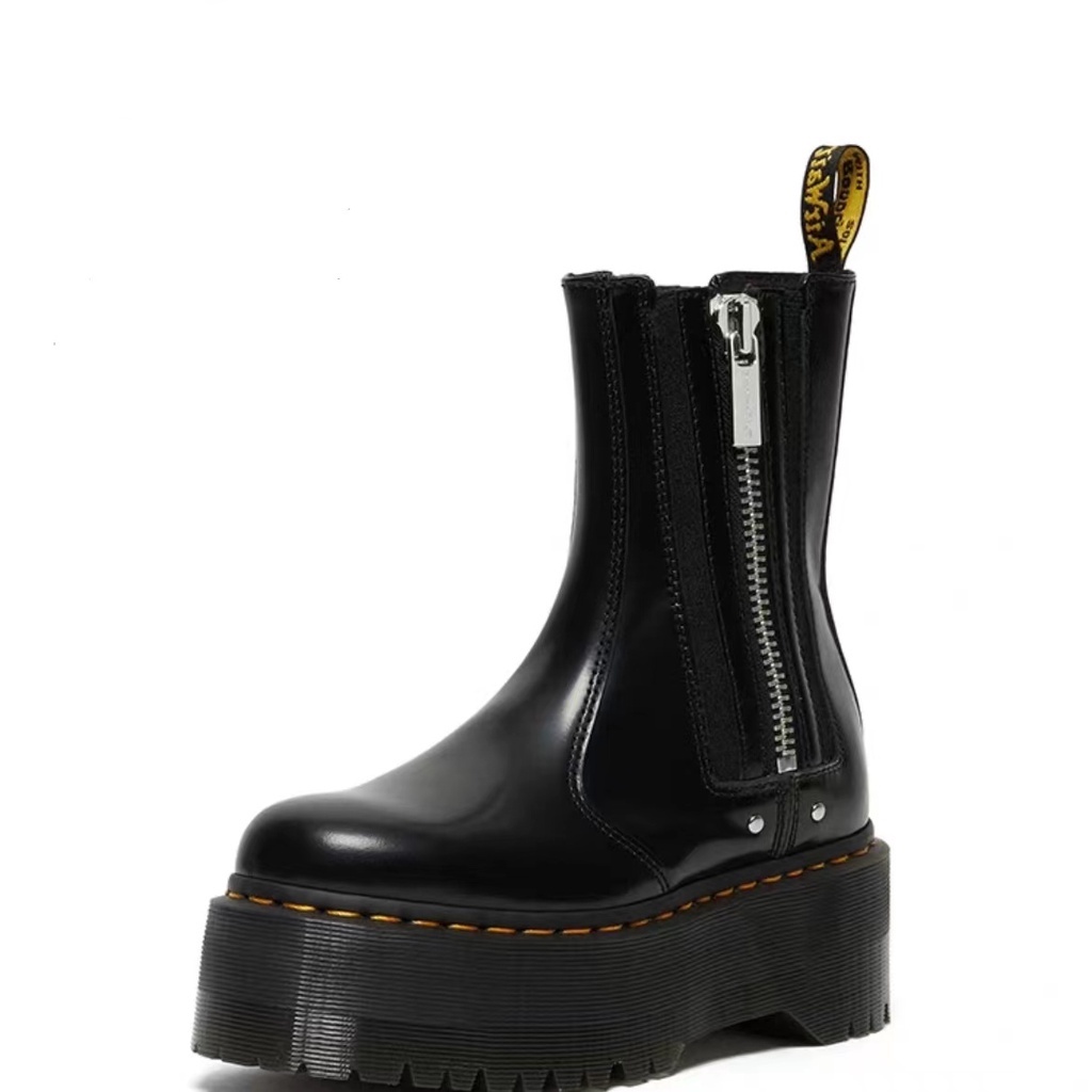 Dr. Men's Boots 2976 MAX Thick Leather CHELSEA Wear-resistant Non-slip ...