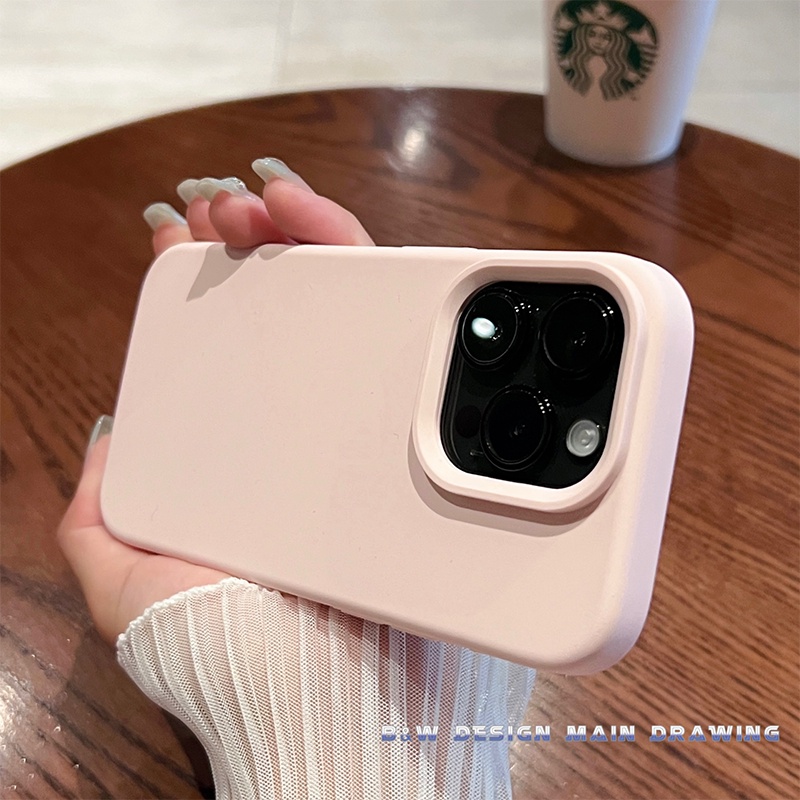 INS Color Liquid Silicone Phone Case For iPhone 17 Pro Max 17Air 16 15 ...