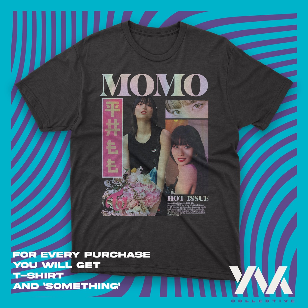 Unisex Momo TWICE Kpop Tee - Must-Have Merchandise Shirt | Shopee ...