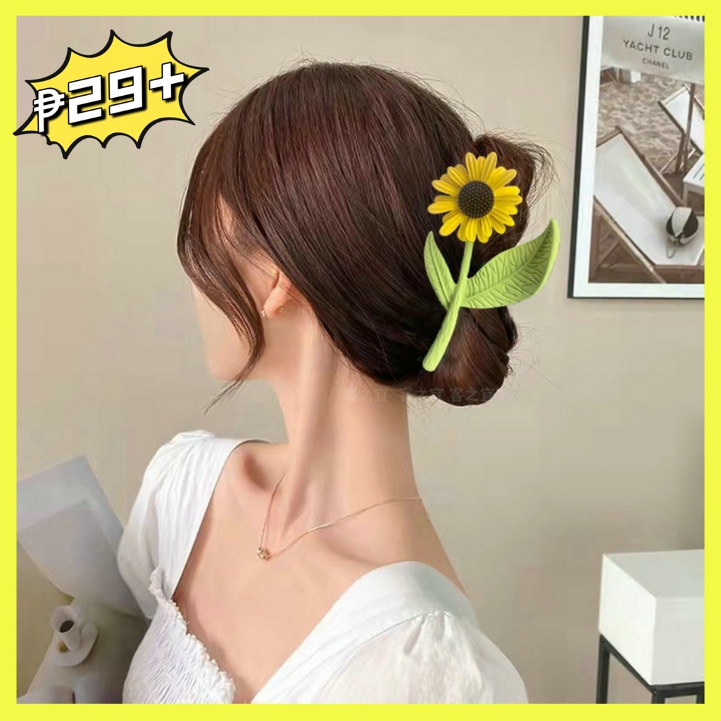 2023 Niche Design Sunflower Clip / Japan Korea New Style Sweet Cute ...