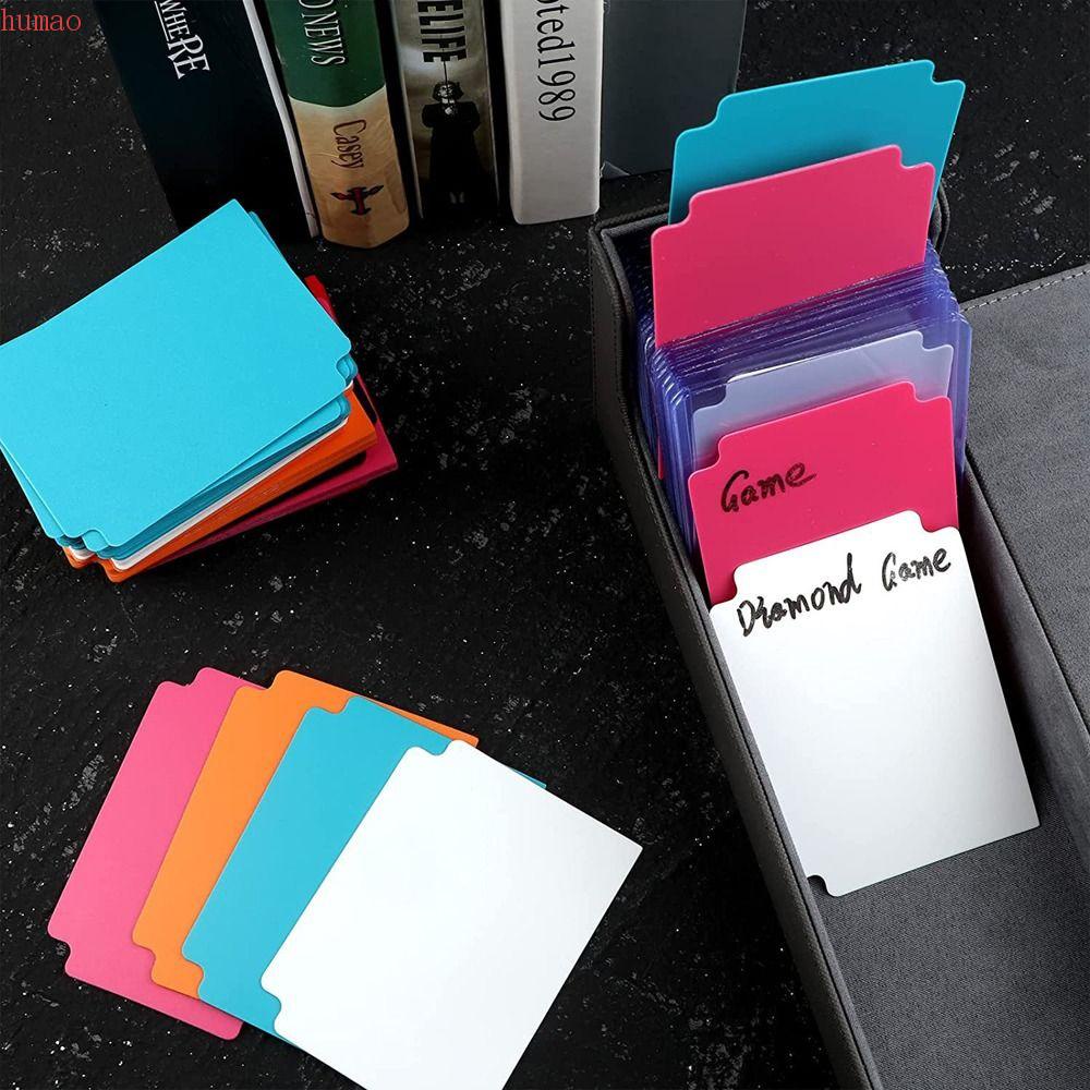 HUMAO Game Card Divider Multicolor 10pcs Plastic Thicken 93x69mm Card ...