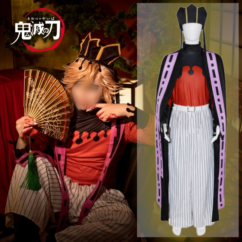 Anime Demon Slayer Cosplay Costume Kimetsu No Yaiba Twelve Kizuki DOUMA ...