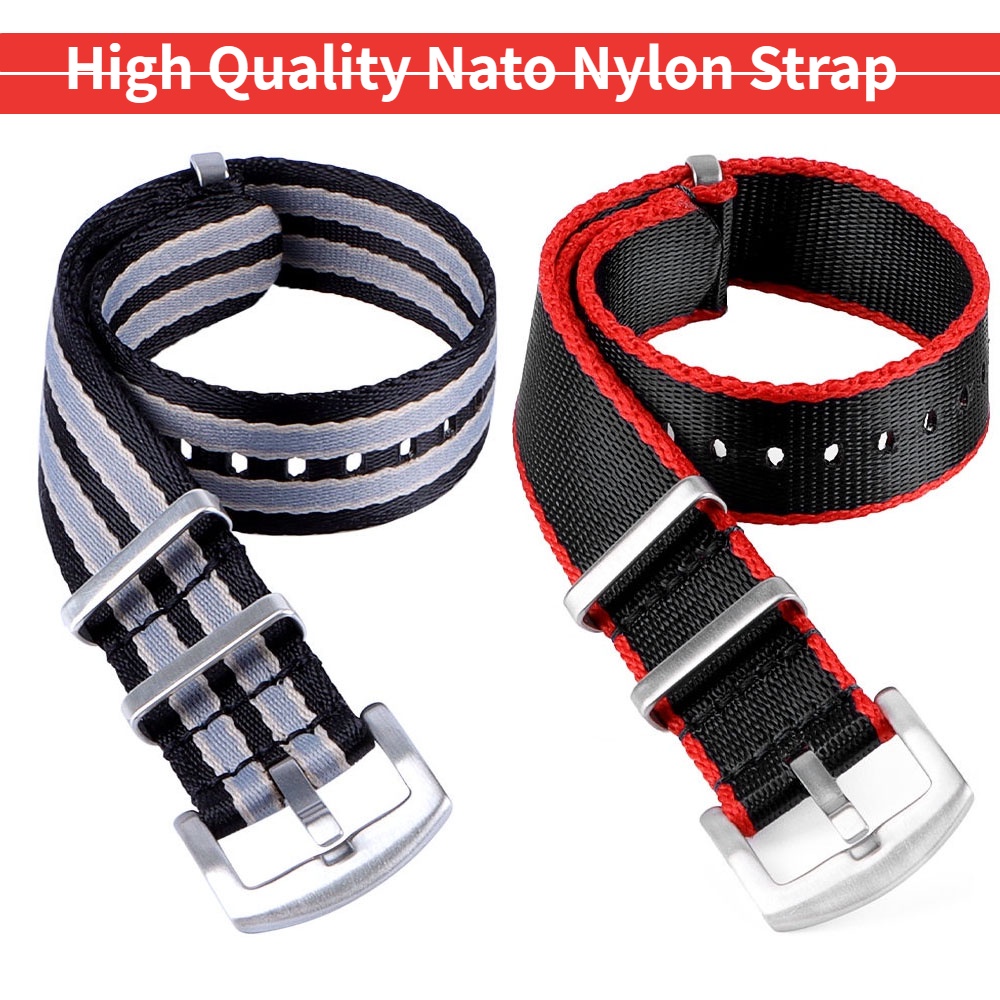 High Quality Nylon Watch Strap for Seiko Wristband Military Watch Band ...
