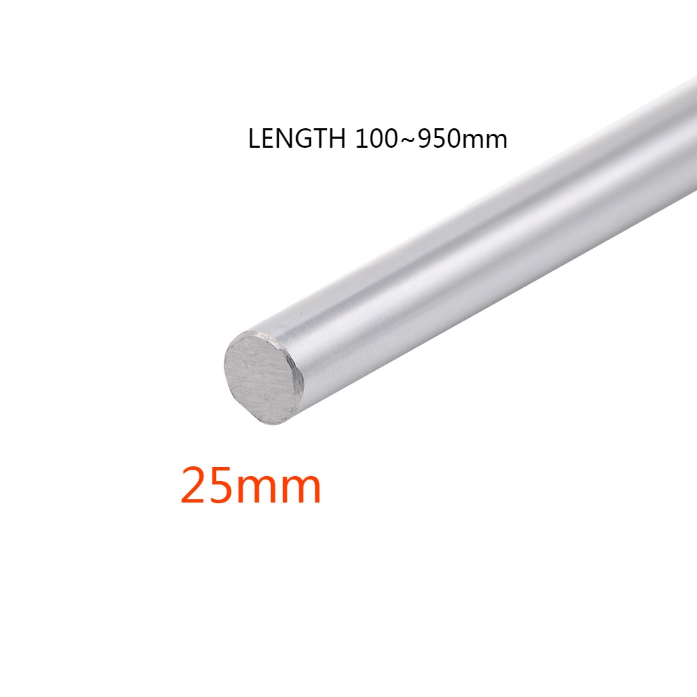 1pc 25mm Linear Shaft 3D Printer Parts 100mm-950mm Cylinder Chrome ...