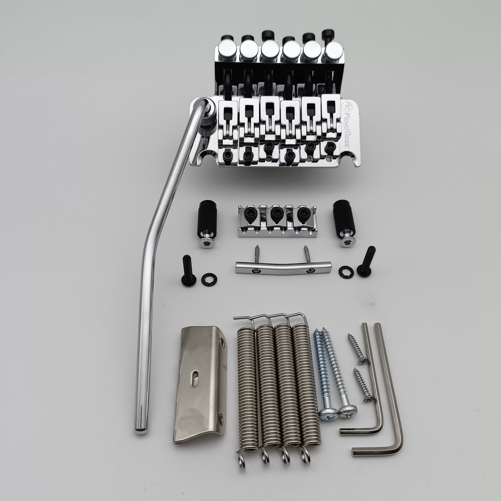 Original Chrome Floyd Rose Tremolo Bridge Double Locking System Bridge ...