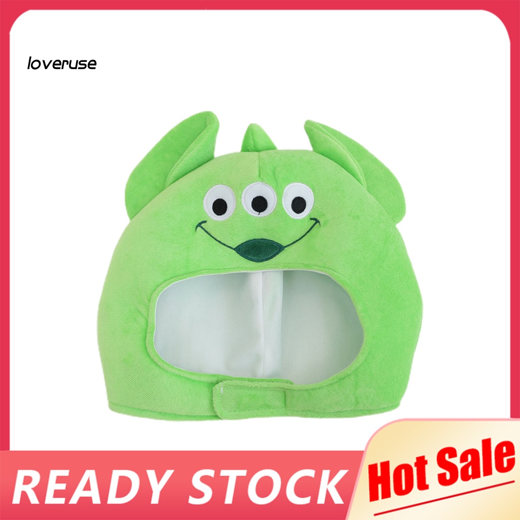 /LO/ Cozy Wear Alien Headgear Party Supplies Cartoon Three-eyed Alien ...