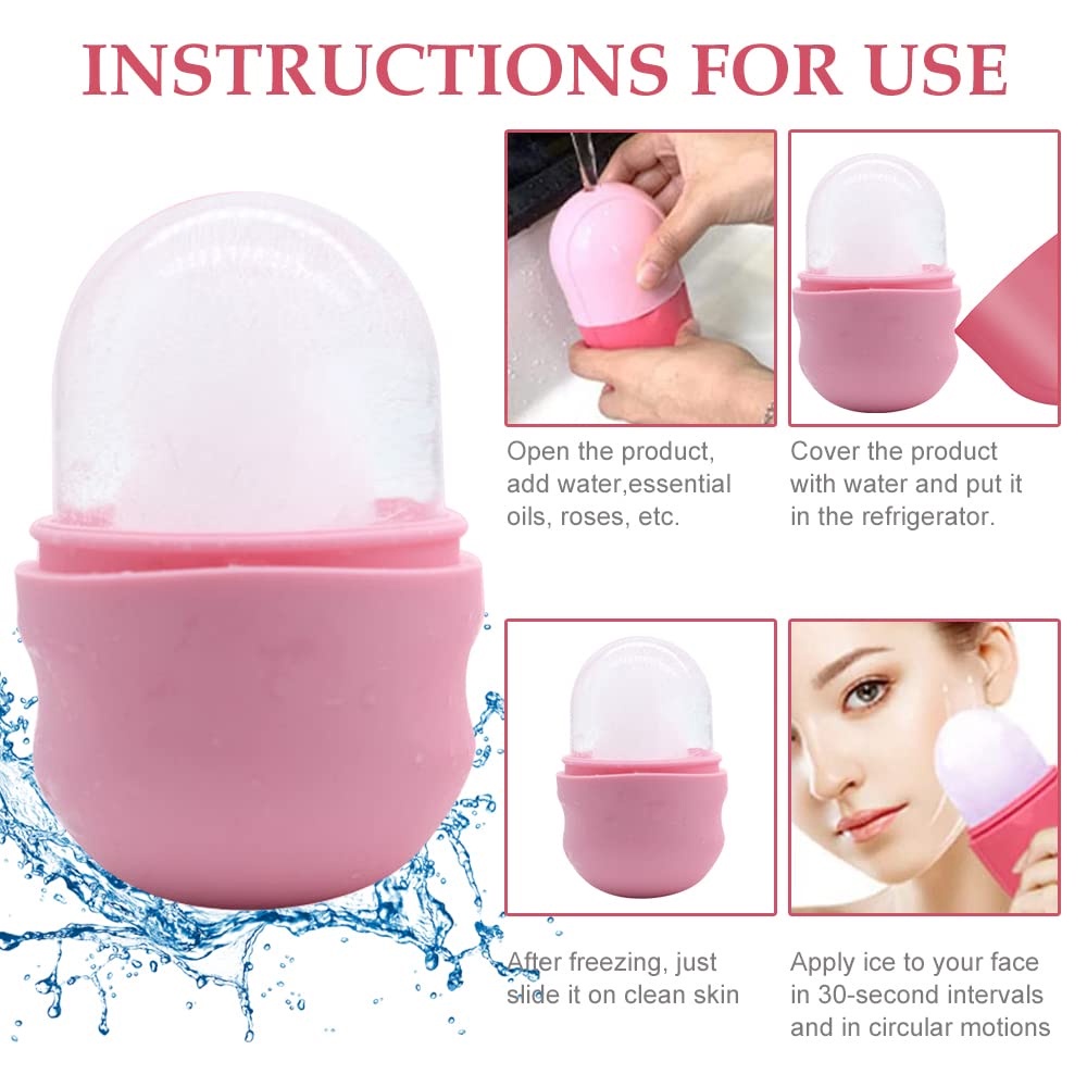 Face Roller Ice Mold Face Lift Reduce Acne Shrink Pores Massage Ice ...