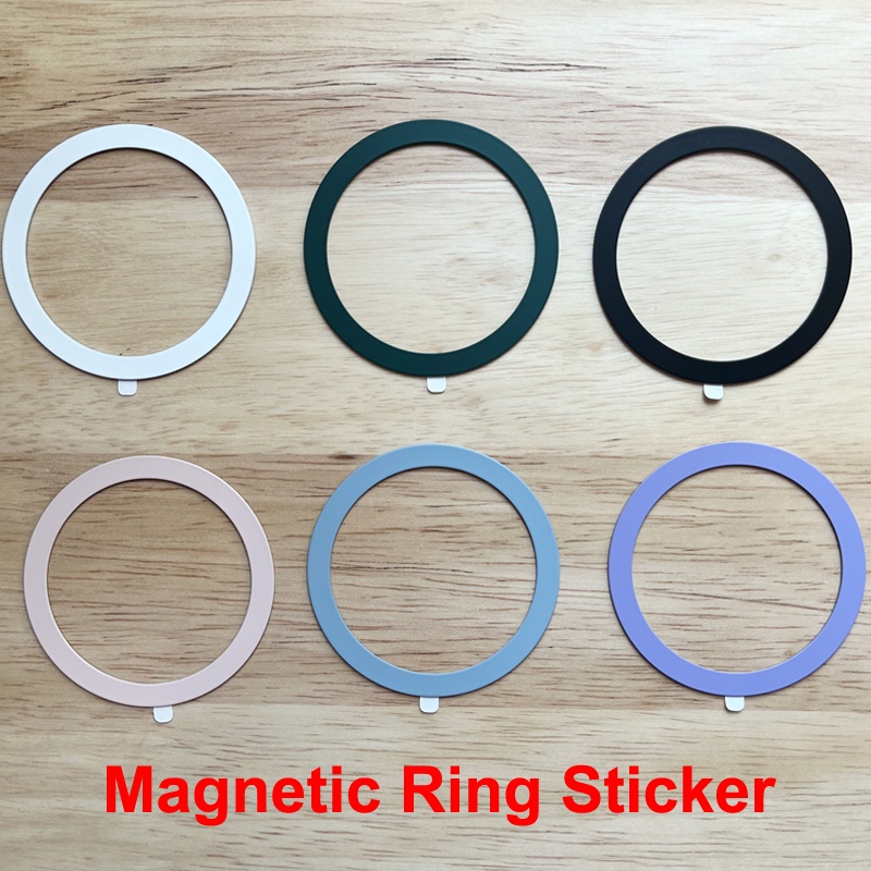 1pcs/2pcs Magnetic Metal Plate Ring Sticker For Magnet Wireless Charger ...