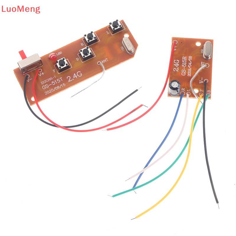 LuoMeng 2.4G 4CH RC Remote Control 27MHz Circuit PCB Transmitter ...
