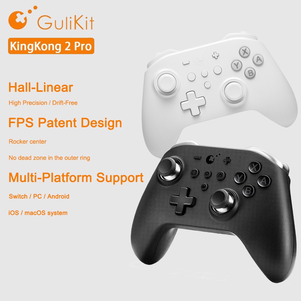 GuliKit KingKong 2 Pro Controller NS09 Wireless Bluetooth Gamepad ...