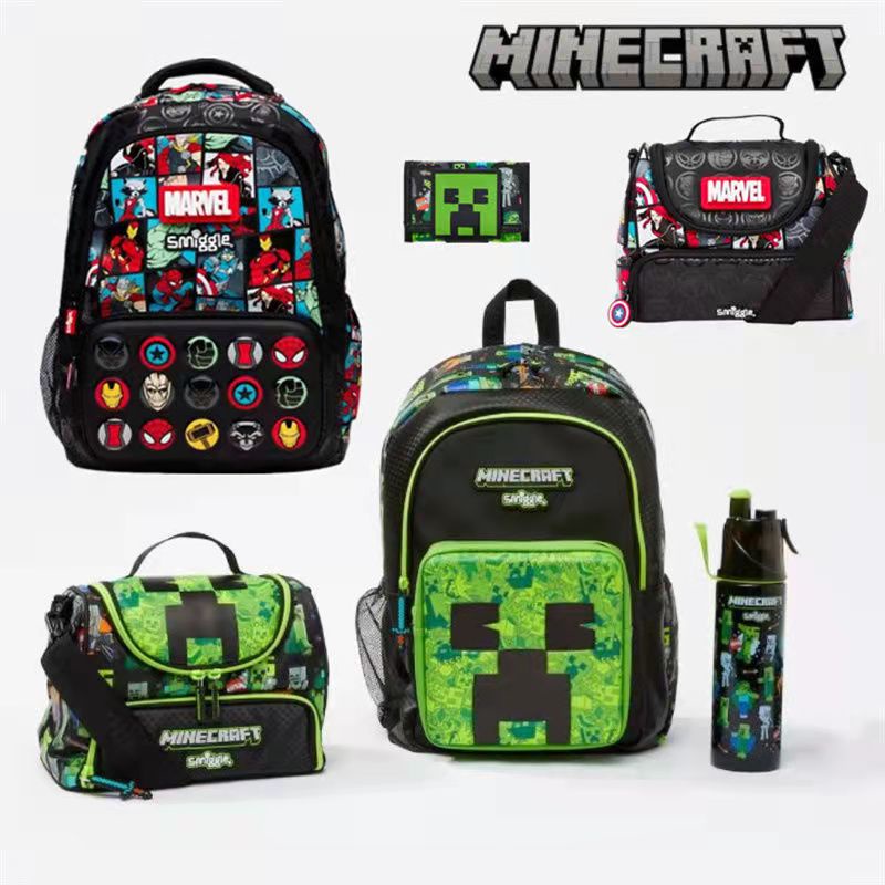 Smiggle MINECRAFT Classic Backpack for Primary Children High quality ...