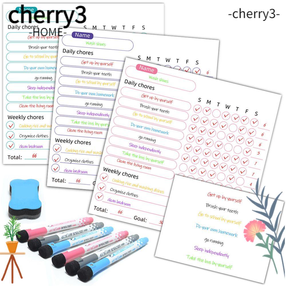 CHERRY Home Fridge Magnets Schedules Daily Plan Message Board Magnetic ...