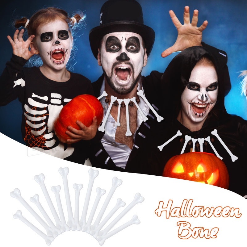 Imitation Model Skeleton Mini Bones DIY Decoration Props Halloween ...