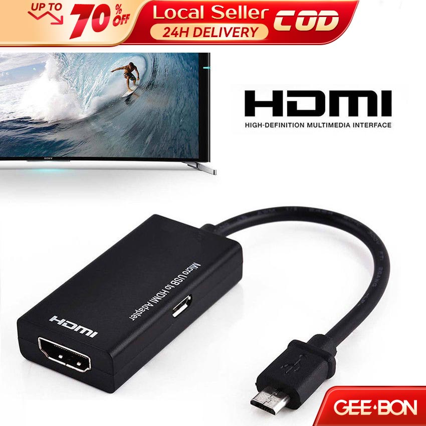 GEEBON Mhl Micro Usb To Hdmi Cable 1080 P Hd Tv Adapter Universal ...