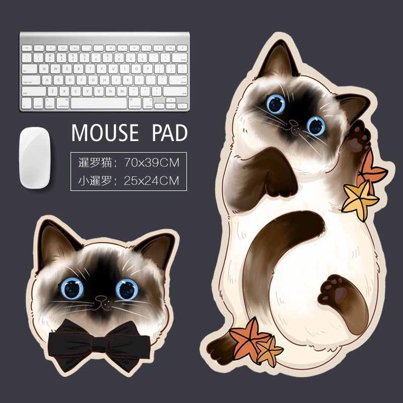 Siamese Cat Family Mouse Pad Siamese Cat Mouse Pad Cartoon Animal Mouse ...