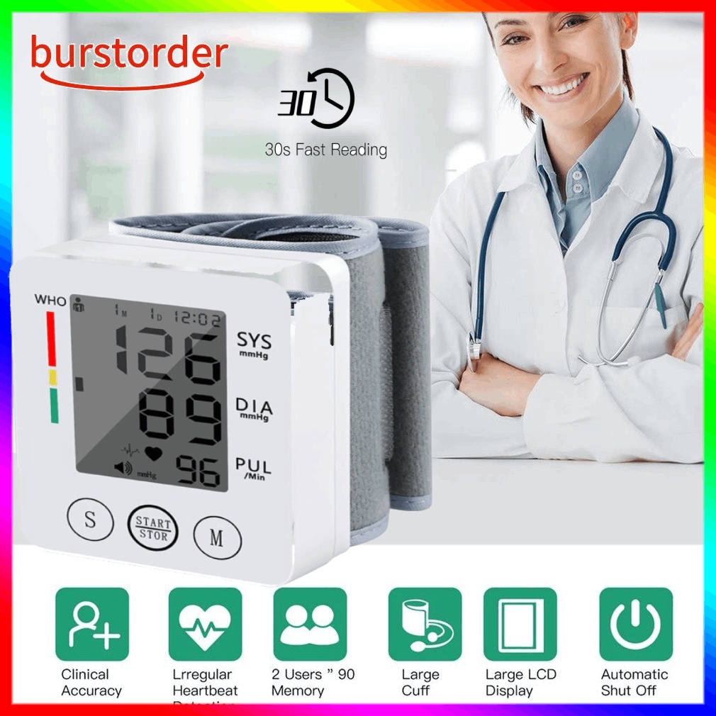 Digital Arm Pressure Meter Professional Sphygmomanometer Portable ...