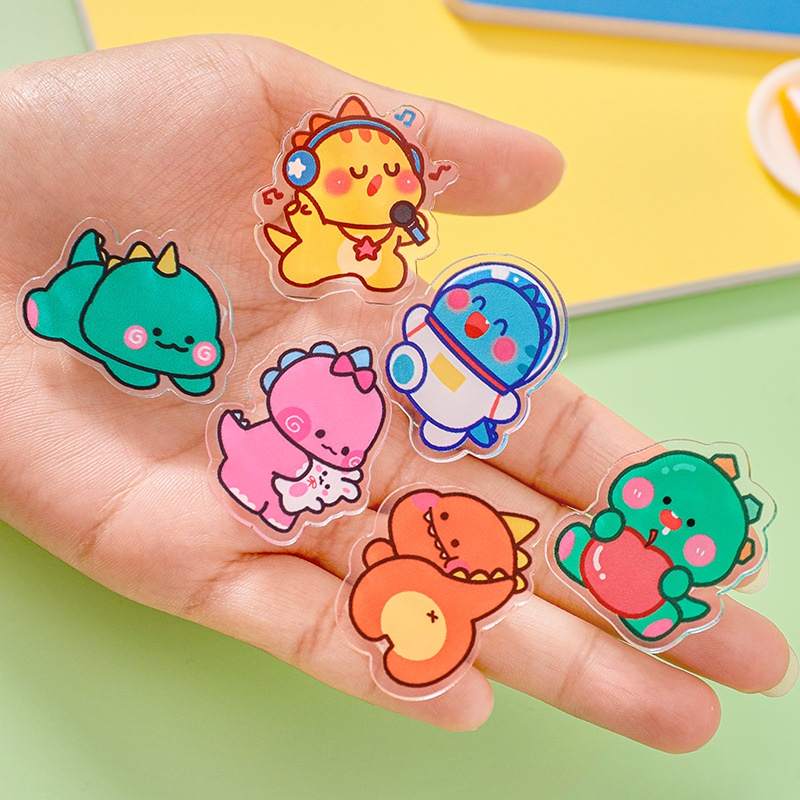 Cute Cartoon dinosaur note holder clip student paper ticket holder ...