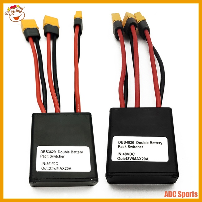 ADC Sports Ebike Double Battery Pack Discharge Converter 36V/8V 20A ...