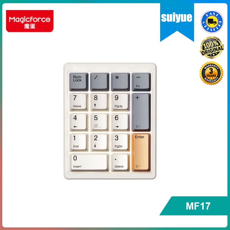 Magicforce MF17 Mechanical Numeric Wired Keypad Digital Type-C External ...
