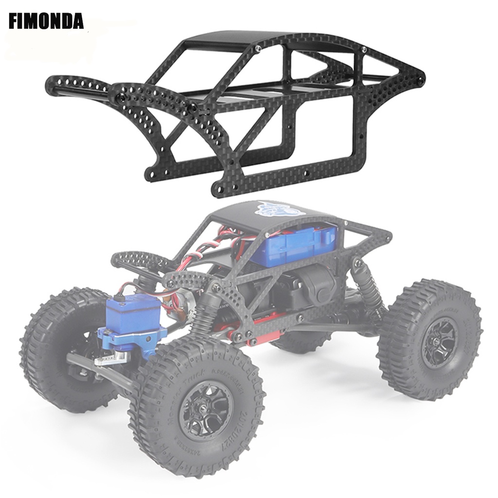 TRX4M Carbon Fiber Comp Chassis Kit for 1/18 RC Rock Crawler Car TRX4-M ...