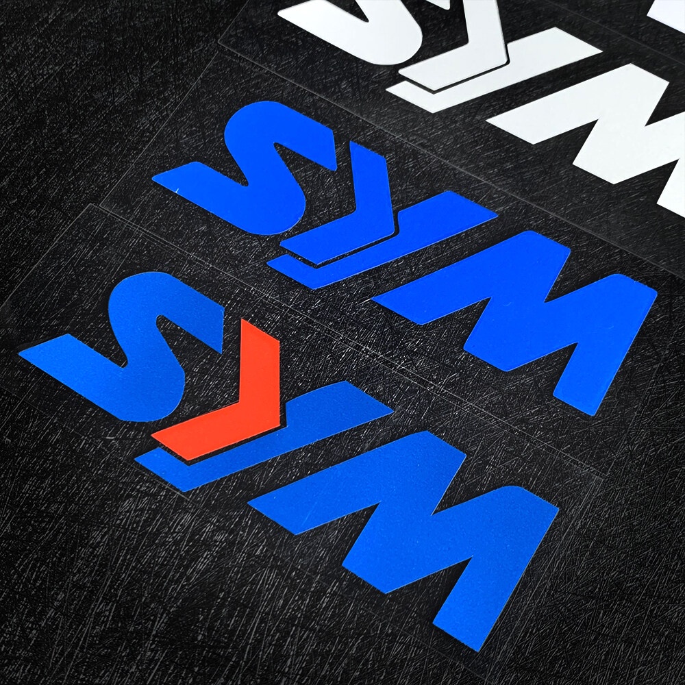 For SYM vf3i Motorcycle Reflective Sticker SYM Logo Emblem Decal ...