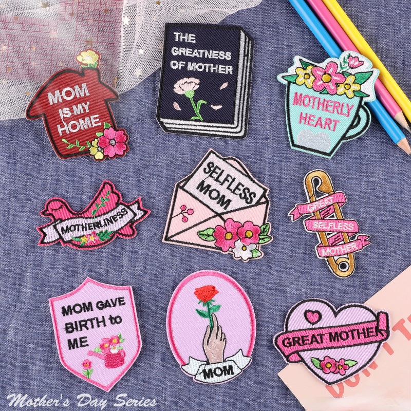 Pro Patch Store Original Mother's Day Series Diy Self-Adhesive Cloth ...