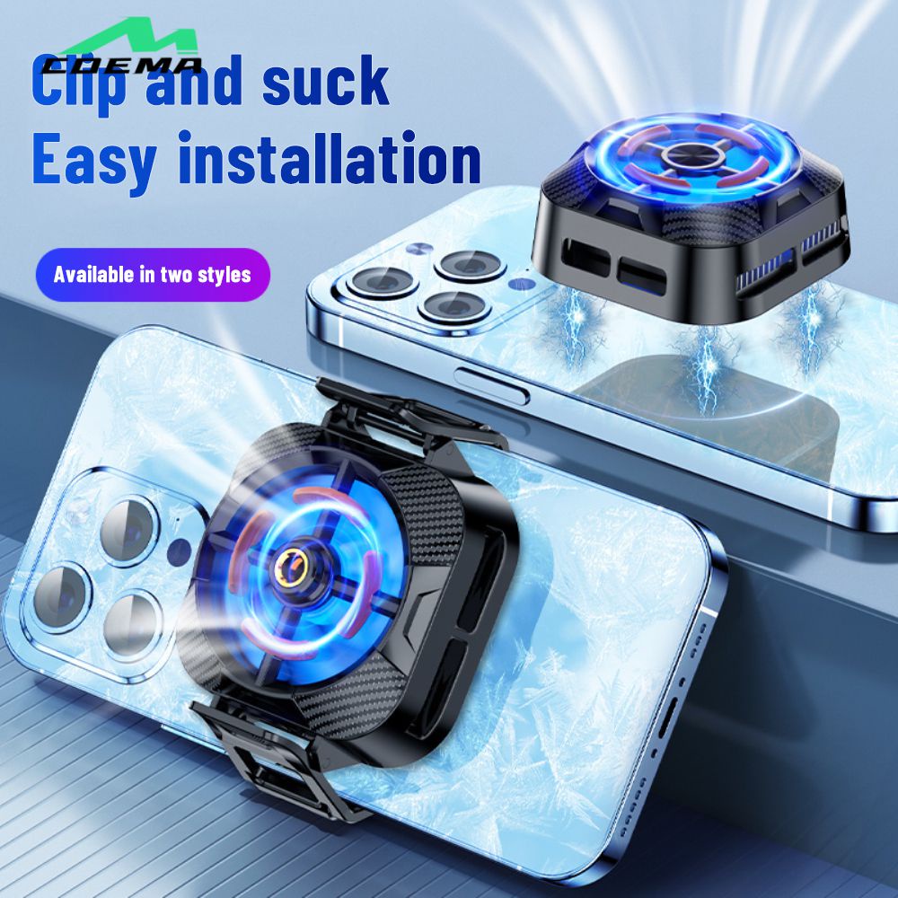 2023 New Magnetic Suction Semiconductor Phone Cooler Back Clip ...