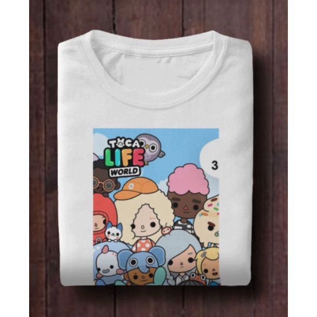TOCA LIFE WORLD T-SHIRT FOR KIDS 1-12 YRS OLD | Shopee Philippines