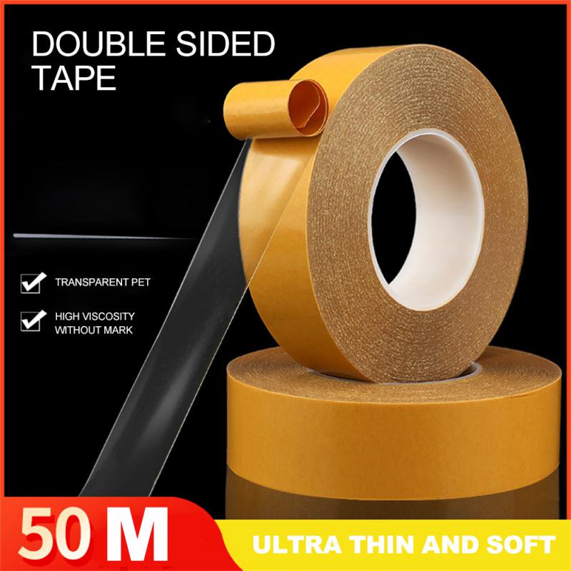 50M Tape High Temperature Resistance PET Double Sided Tape No Trace ...