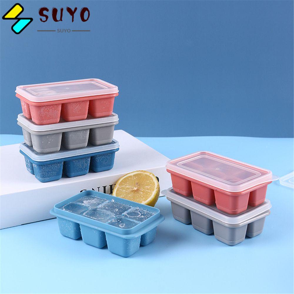 SUYO 6 Grids Ice Mould Kitchen Tool Bar Tools Fast Cool Gadget DIY Beer ...