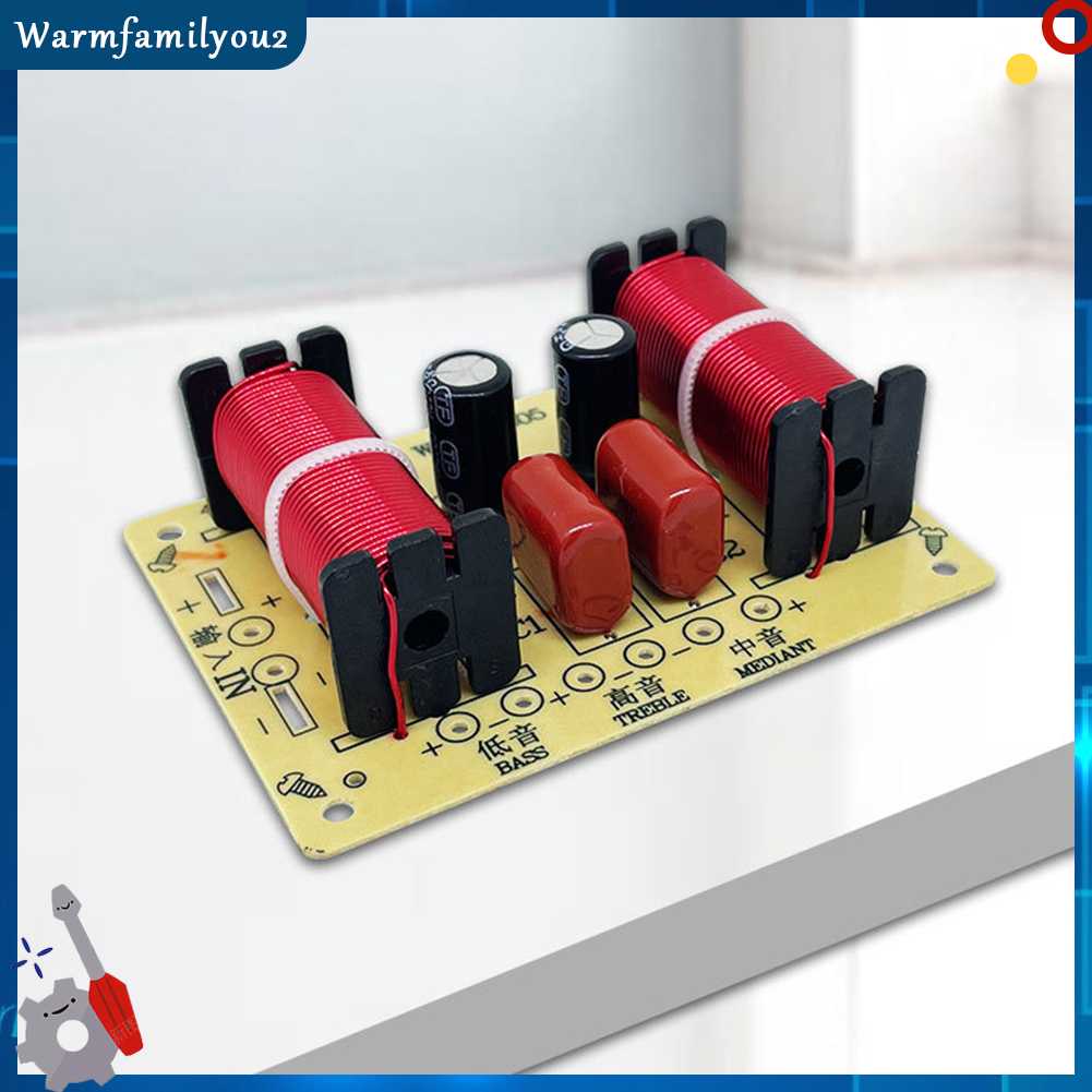3 Way Speaker Crossover Circuit Treble Midrange Bass Frequency Divider Kit | Shopee Philippines