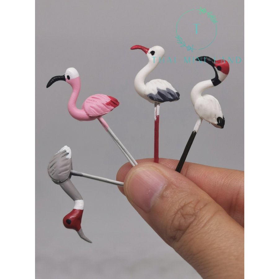 Flamingo Clay Sculpting Bird Zhou Tiny Stag Rubber | Shopee Philippines
