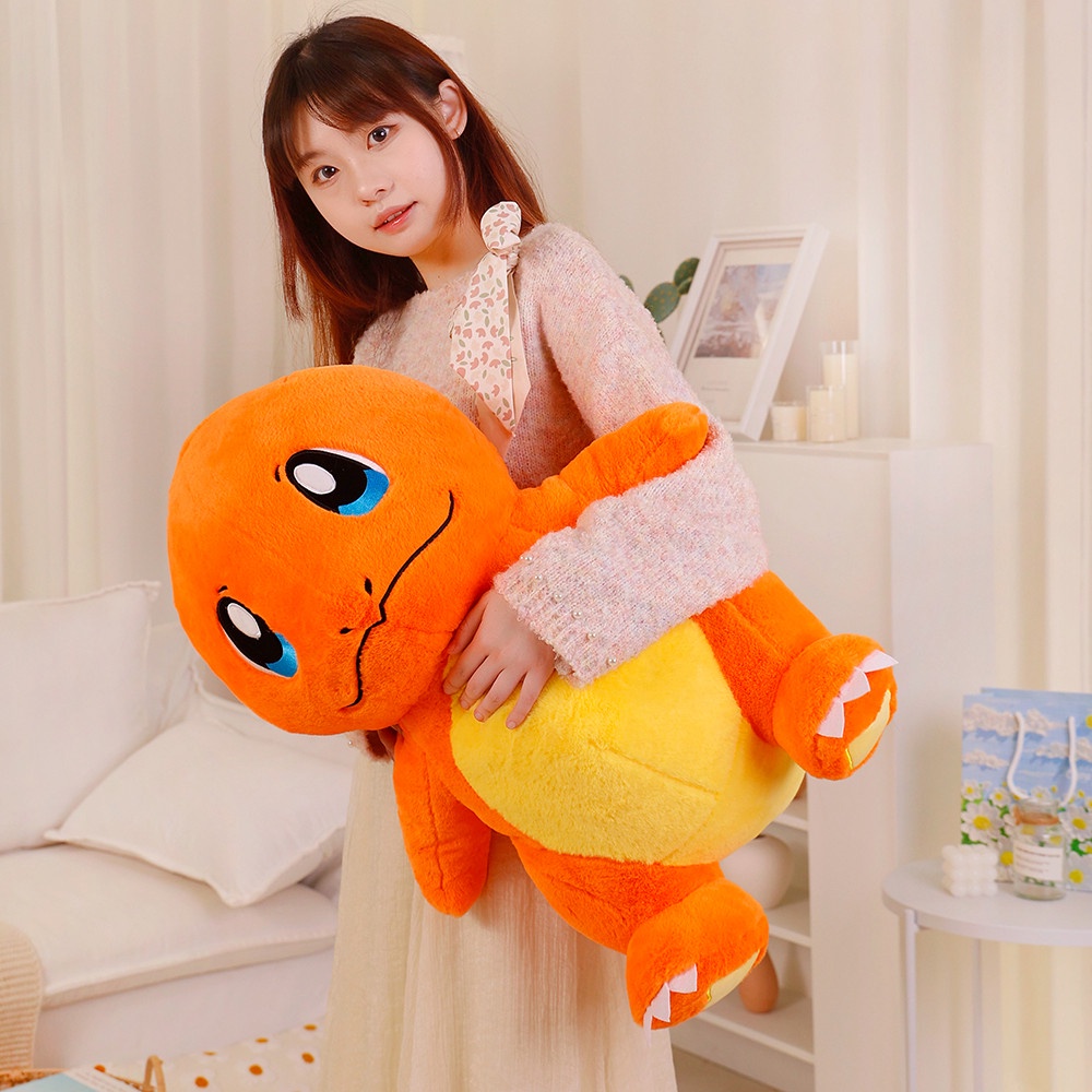 40-70cm Cute Charmander Plush Toy Fluffy Soft Cuddly Stuffed Pokemon ...