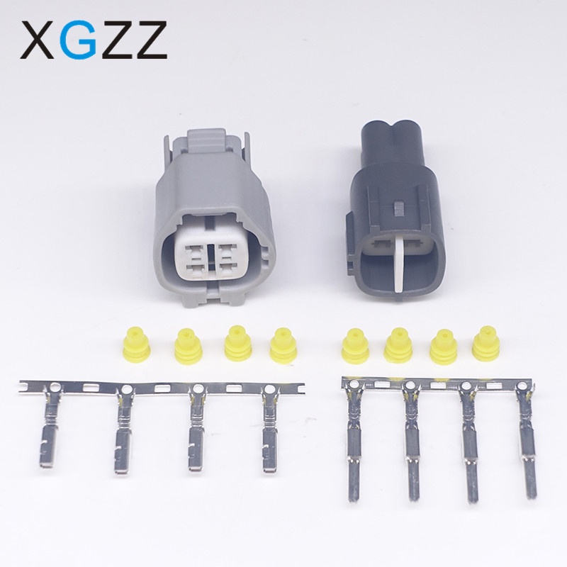 4 Way Female Male Waterproof Oxygen Sensor Connector 6189-0256 90980 ...