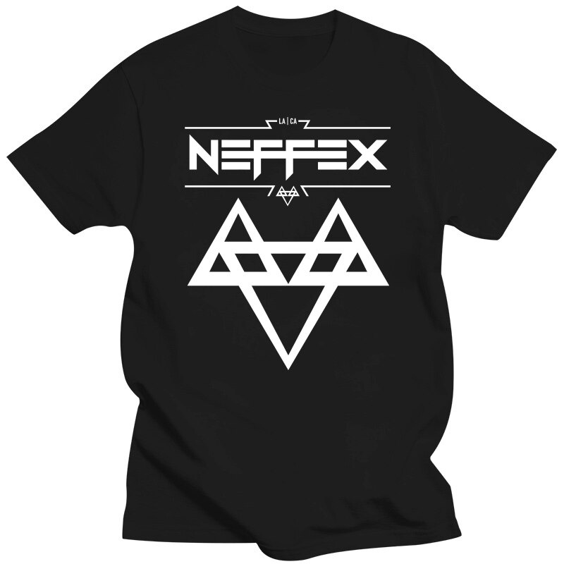 Men's short sleeves Neffex 2 Logo White Mens Black Tshirt S5Xl Tee ...