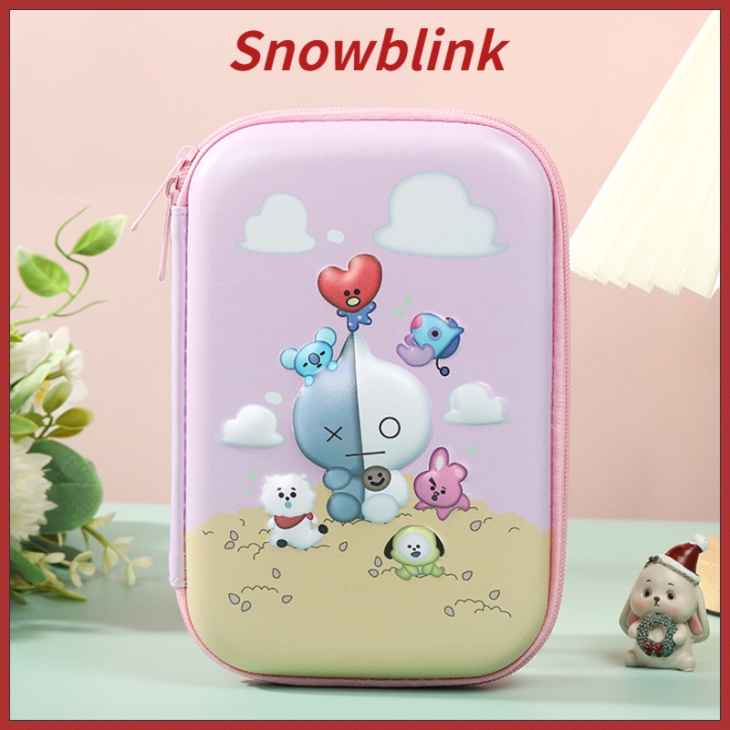 BTS Pencil Case Large Cute Kid Pencil Case Korean 3D Eva Stationery ...