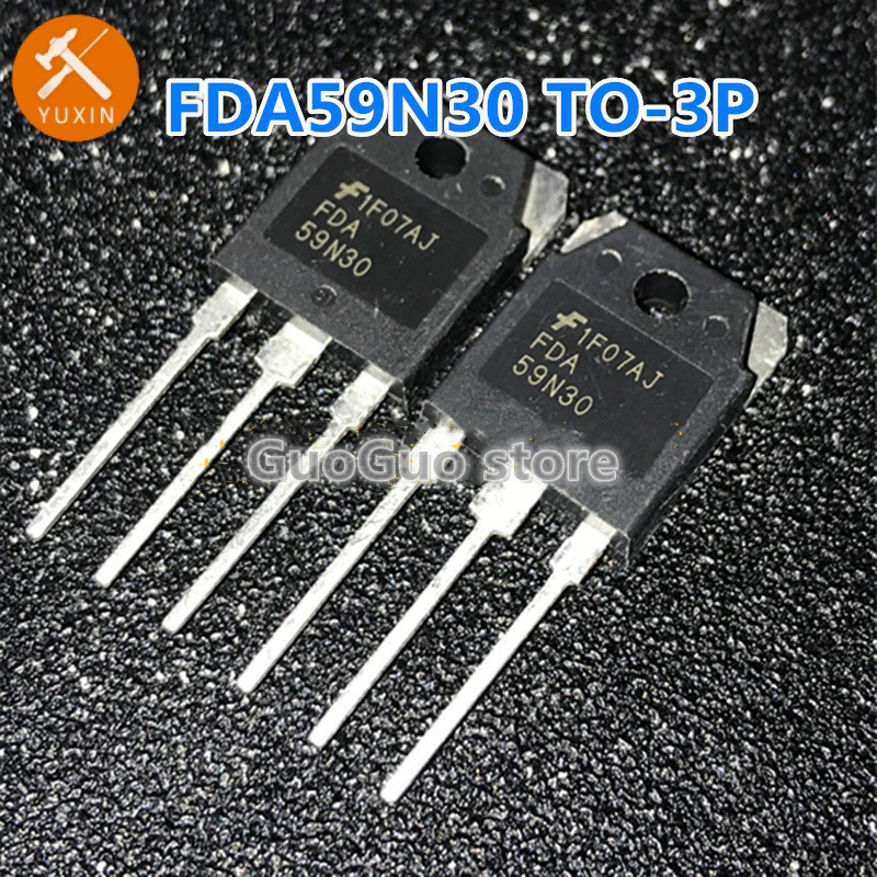 2pcs Original FDA59N30 TO-3P 59N30 TO3P 59A 300V N-channel MOSFET ...