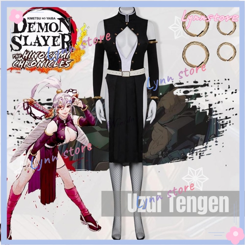 Demon Slayer Corps Uzui Tengen Cosplay Costume Dress Women Uniforms ...