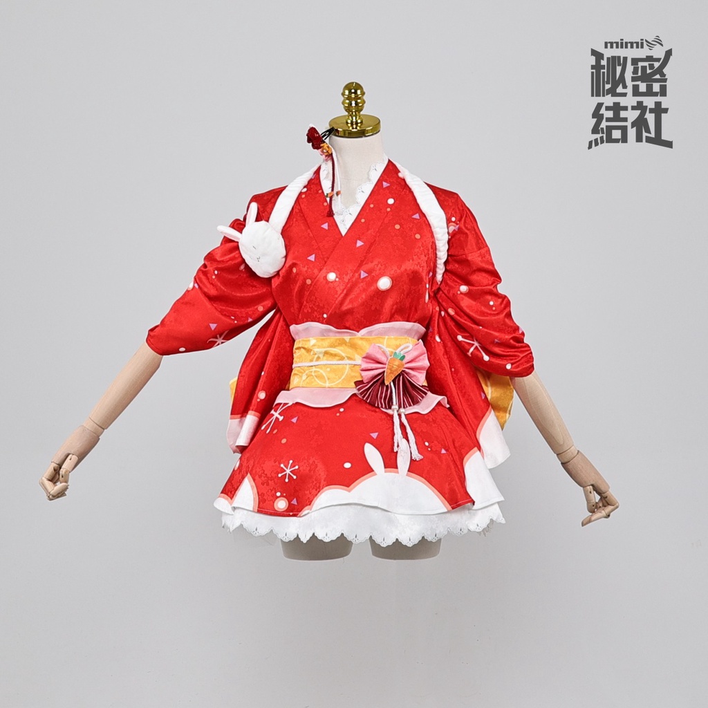 Hololive Vtuber cos Usada Pekora Cosplay Kimono suit for women | Shopee ...