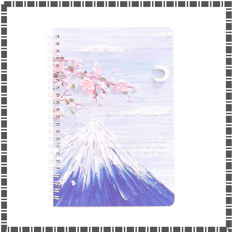 [Hot Spot] Opening Season Oil Painting Coil Book A5 Notebook Student ...