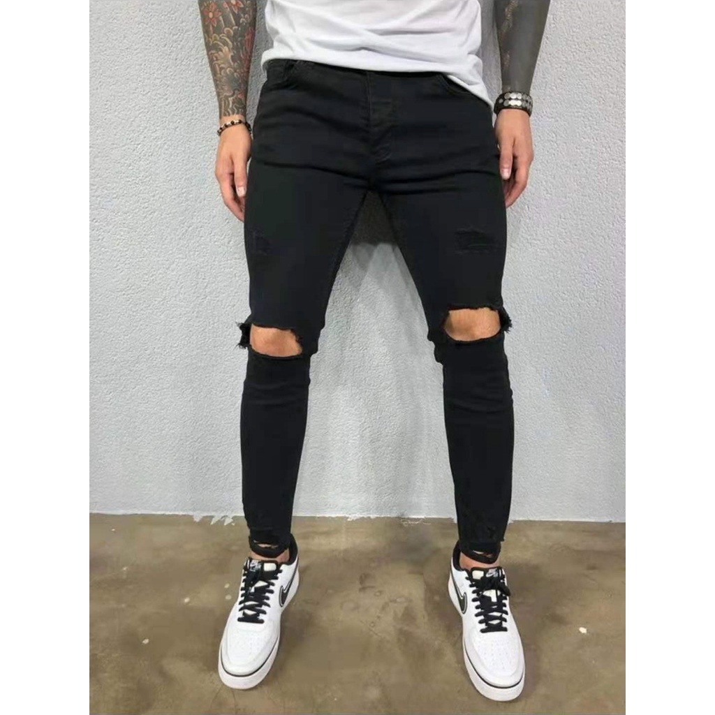 Ripped Jeans for man Lalaki Maong Skinny Pants Tattered Jeans ...