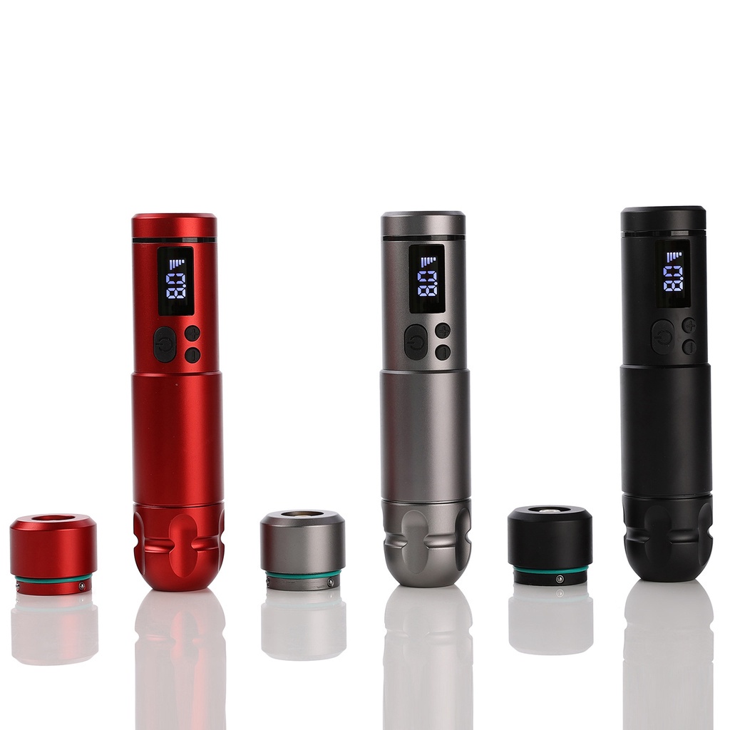 New Wireless Cartridge Tattoo Pen Machine With 2pcs Rechargeable ...
