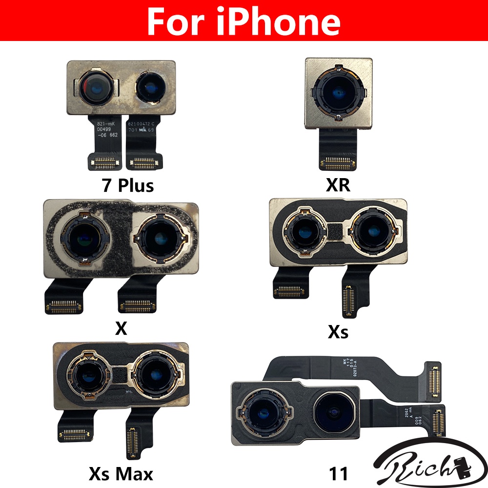 For Iphone X XR XS Max 7 Plus / For IPhone 11 12 Pro Max Back Camera ...