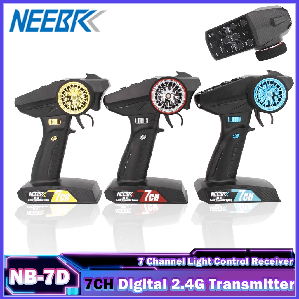 NEEBRC NB-7D 7CH Digital 2.4G Transmitter 7 Channel Light Control ...