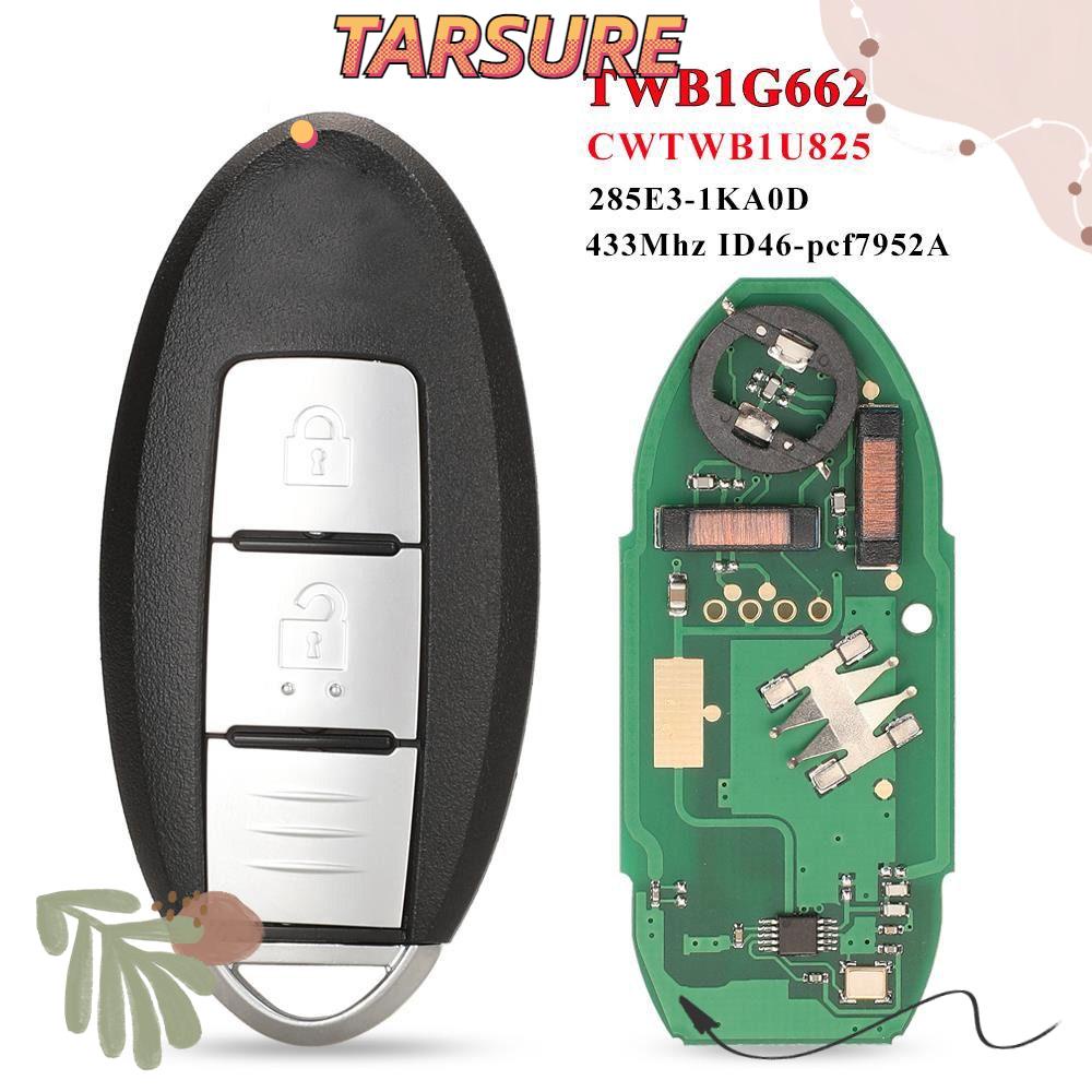 TARSURR Remote Car Key, CWTWB1U825 2 Button Car Remote Key, Replacement ...
