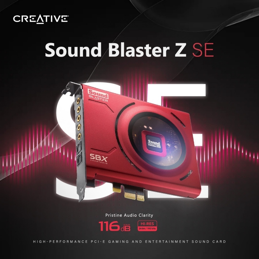 CREATIVE Sound Blaster Z SE - High-performance PCI-e Gaming and ...