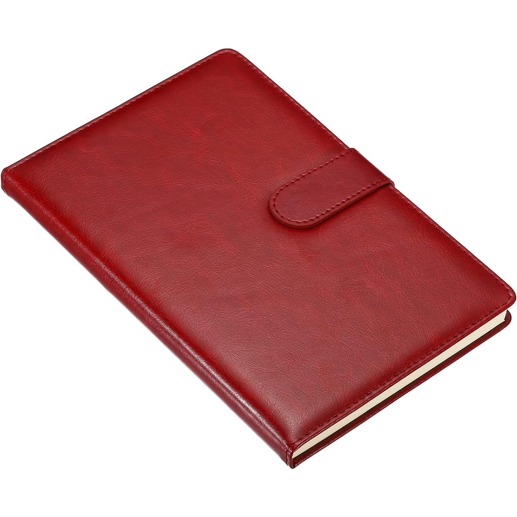 A5/B5 PU Leather Notebook, Soft Cover 100 Sheets /200Pages Lined Paper ...