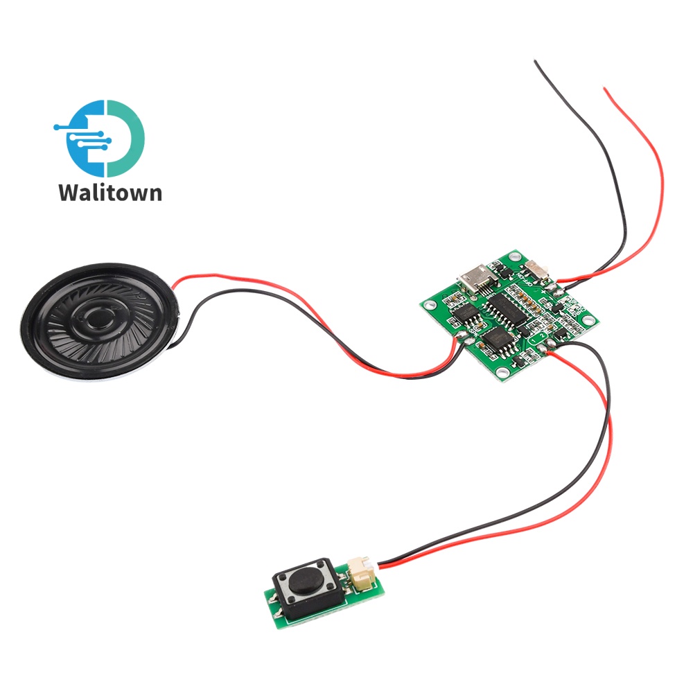 8M Memory Voice Greeting Card Module DIY Music Sound Recording Player ...