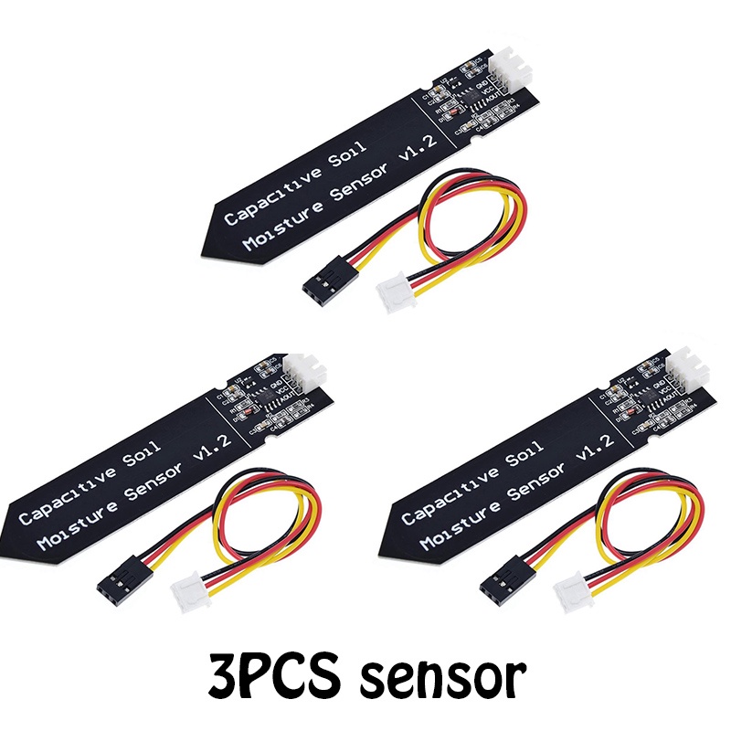 3PCS Analog Capacitive Soil Moisture Sensor V1.2 Capacitive Soil ...